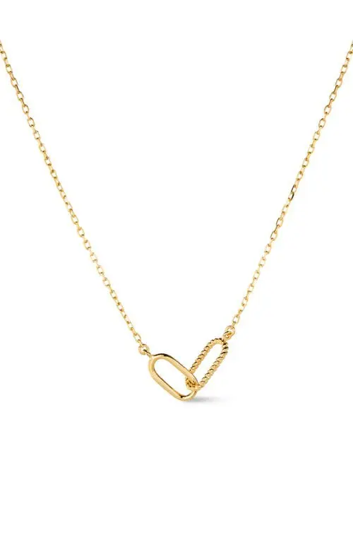 ANA LUISA Interlocking Link Pendant Necklace - Gold
