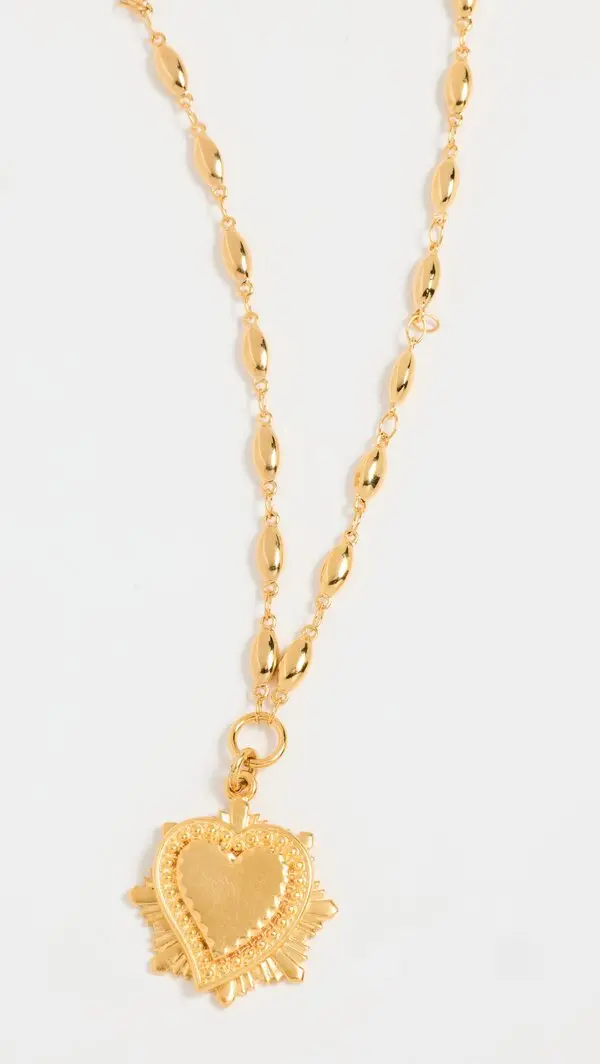 Brinker & Eliza Heart On Fire Necklace