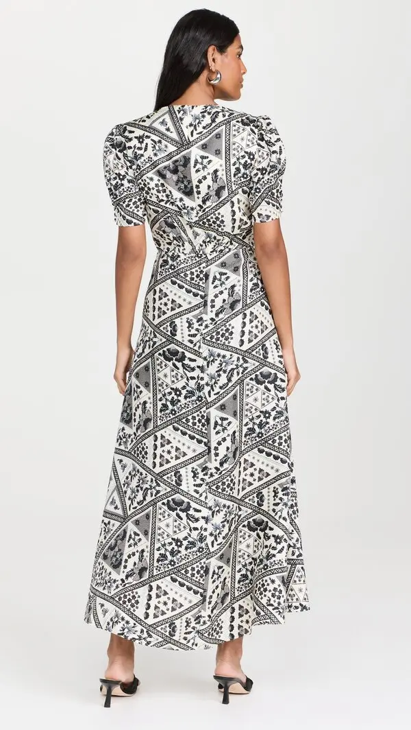 Lea Long Patchwork Dress