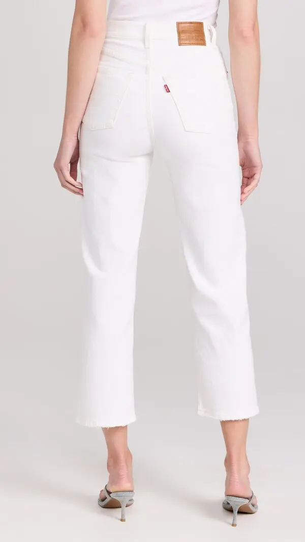LEVI'S Ribcage Straight Ankle Jeans - Cloud Over