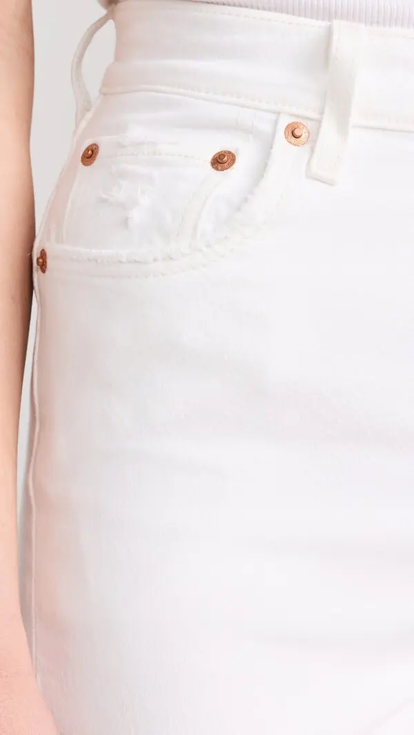 LEVI'S Ribcage Straight Ankle Jeans - Cloud Over