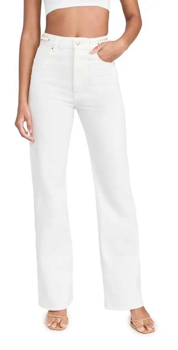Rabanne Signature Jeans With 1969 Discs
