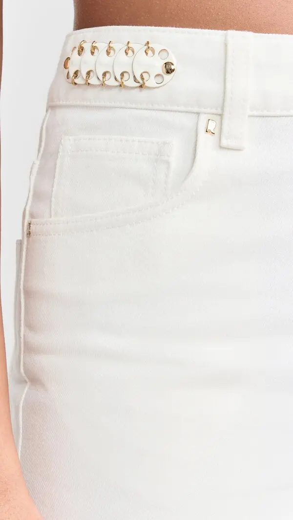 Rabanne Signature Jeans With 1969 Discs