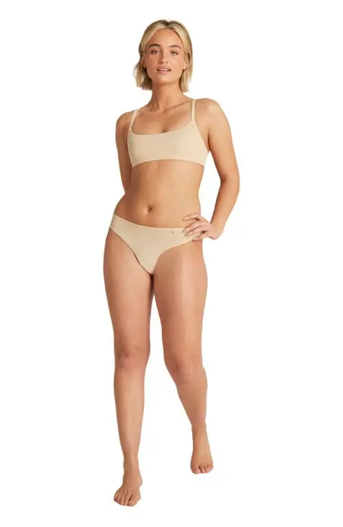 NUDEA The Stretch Dipped Thong - Bare01
