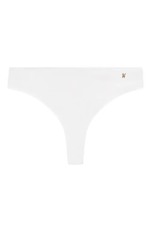 NUDEA The Stretch Dipped Thong - White