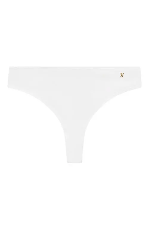 NUDEA The Stretch Dipped Thong - White