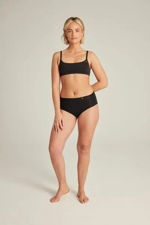 NUDEA The Stretch High Waisted Brief - Black