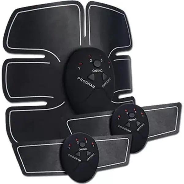PURSONIC Abdominal Muscle Toner Massager - Black