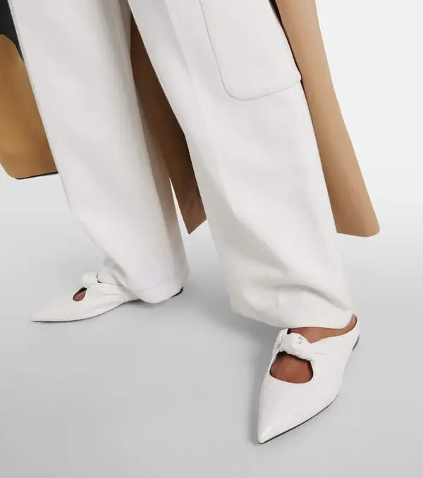 Khaite Rowan Leather Flats