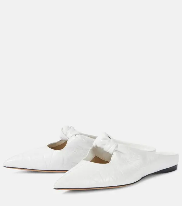 Khaite Rowan Leather Flats
