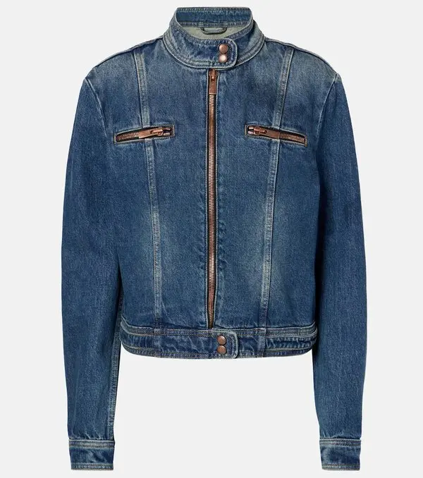 Magda Butrym Denim Jacket - Blue