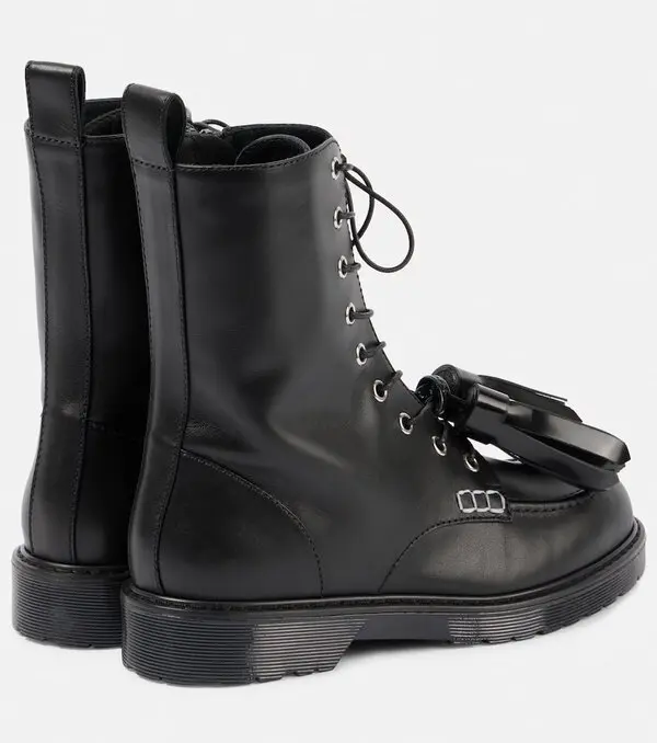 JW Anderson Leather Combat Boots