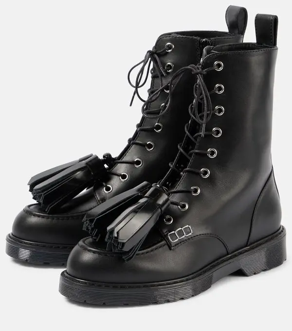 JW Anderson Leather Combat Boots