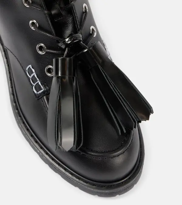 JW Anderson Leather Combat Boots