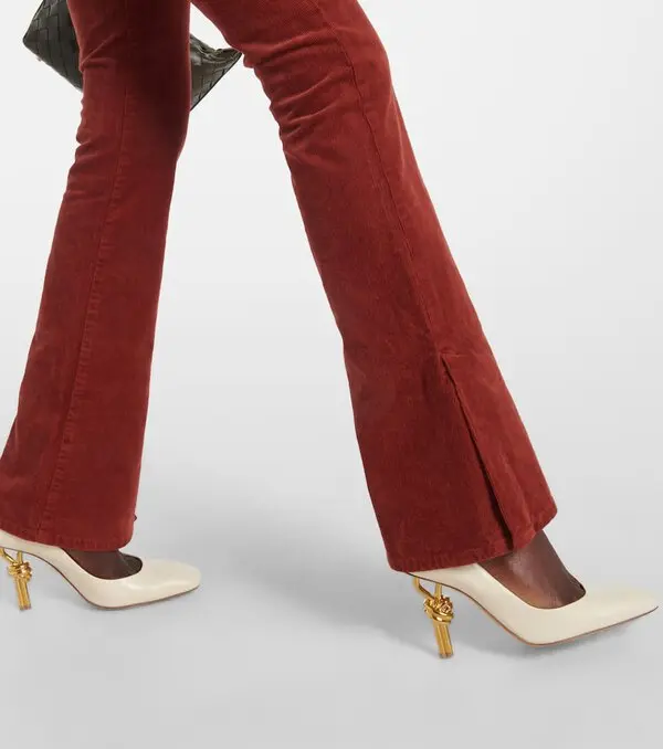 7 For All Mankind Mid-rise Bootcut Jeans - Red