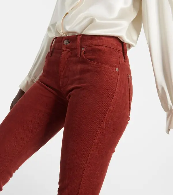 7 For All Mankind Mid-rise Bootcut Jeans - Red