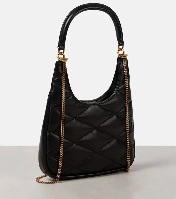 Saint Laurent Sade Quilted Leather Shoulder Bag