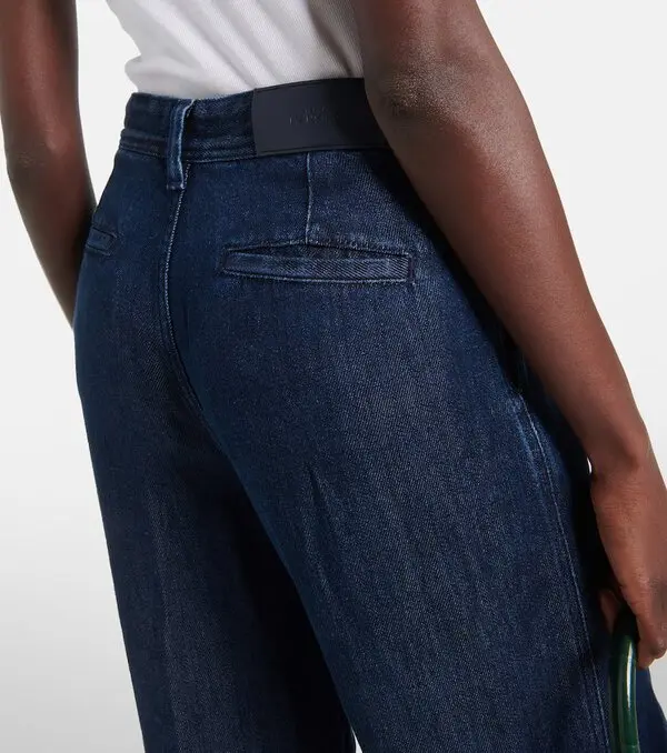 7 For All Mankind High-rise Wide-leg Jeans - Blue