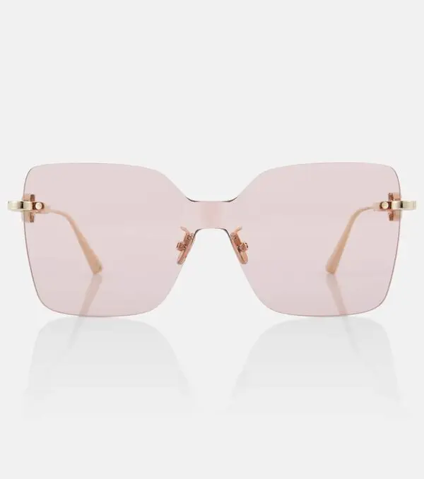 Dior Cd Chain M1u Square Sunglasses - Pink