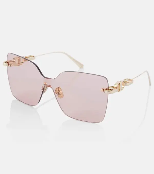 Dior Cd Chain M1u Square Sunglasses - Pink