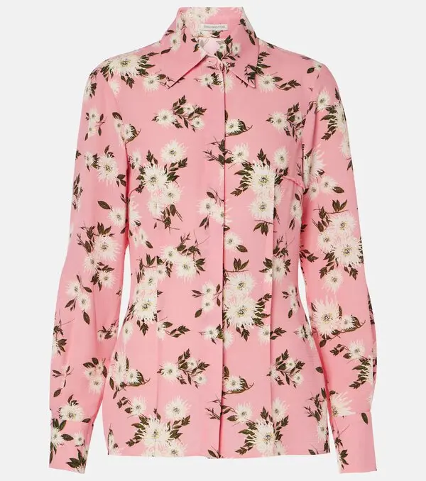 EMILIA WICKSTEAD Ravanne Floral Shirt - Pink