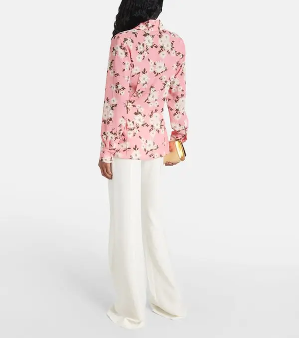EMILIA WICKSTEAD Ravanne Floral Shirt - Pink