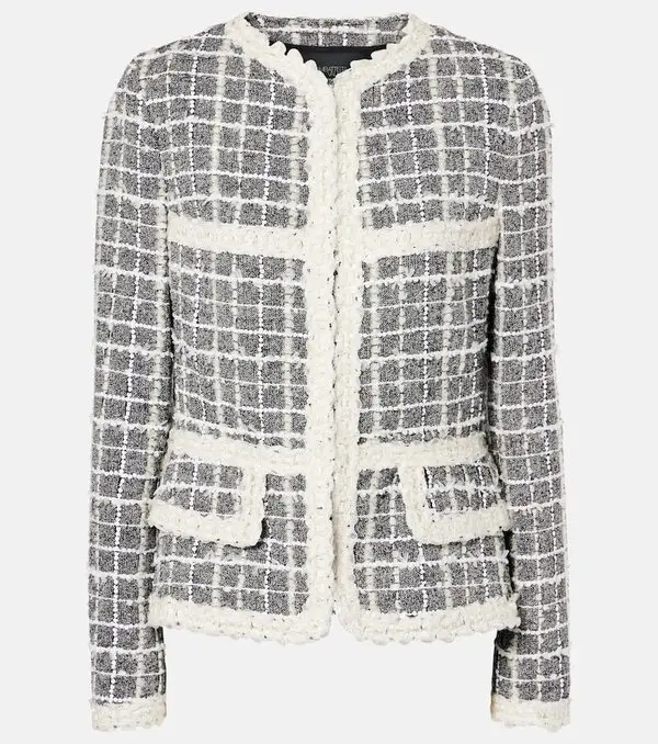 Giambattista Valli Wool-blend Bouclé Jacket