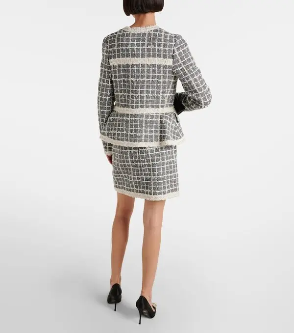 Giambattista Valli Wool-blend Bouclé Jacket