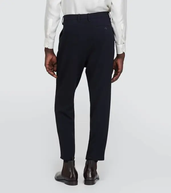 Giorgio Armani Virgin Wool Straight Trousers