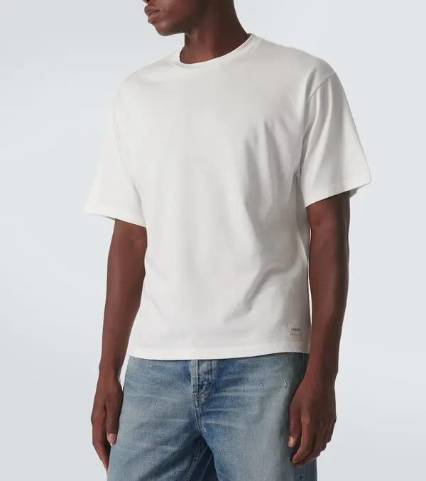 Saint Laurent Cotton-blend Jersey T-shirt