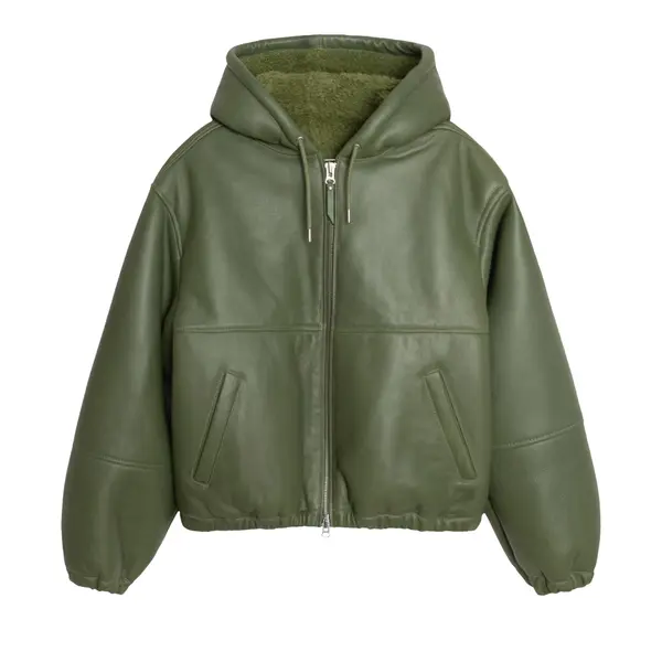 StÜssy Shearling Work Jacket - Green