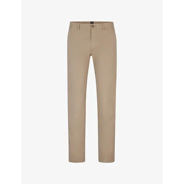 BOSS Slim-fit Straight-leg Stretch-cotton Chinos