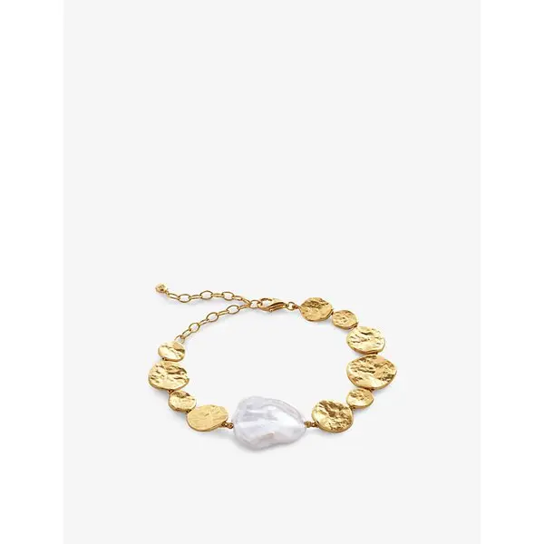 Monica Vinader Capri Keshi-pearl Bracelet - Yellow Gold