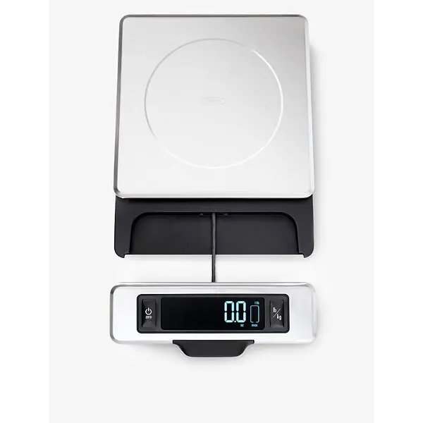 OXO Steel Scale Pull Out Display Weighing Scales - Silver