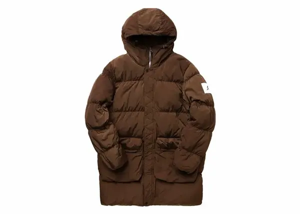 JORDAN Essentials Statement Parka Jacket - Brown