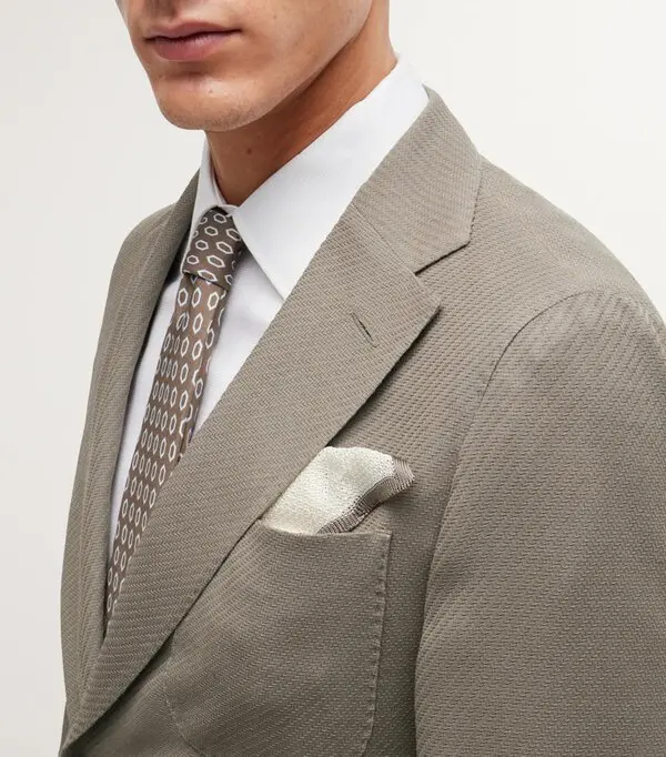 BOSS Virgin Wool-cotton Slim Blazer
