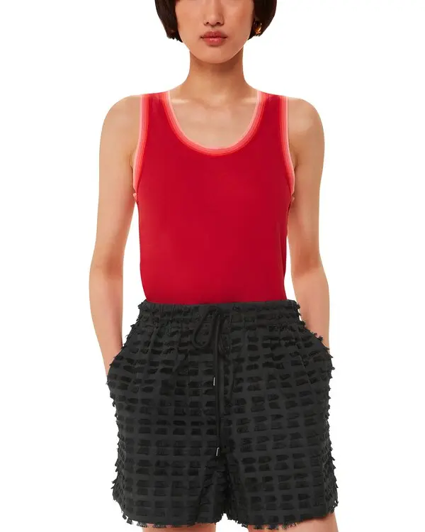 Whistles Camilla Fringed Shorts