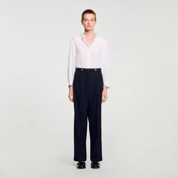 Sandro Straight-leg Trousers
