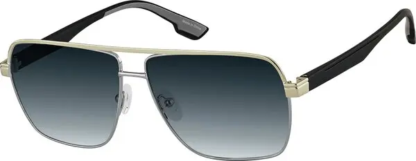 Zenni Aviator Full Rim Frame Sunglasses - Gray