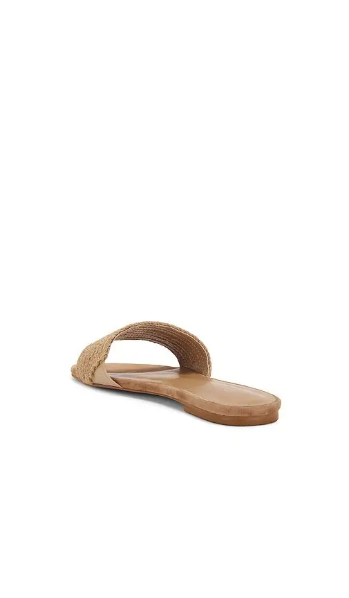 Raye Lilou Raffia Slide Sandals