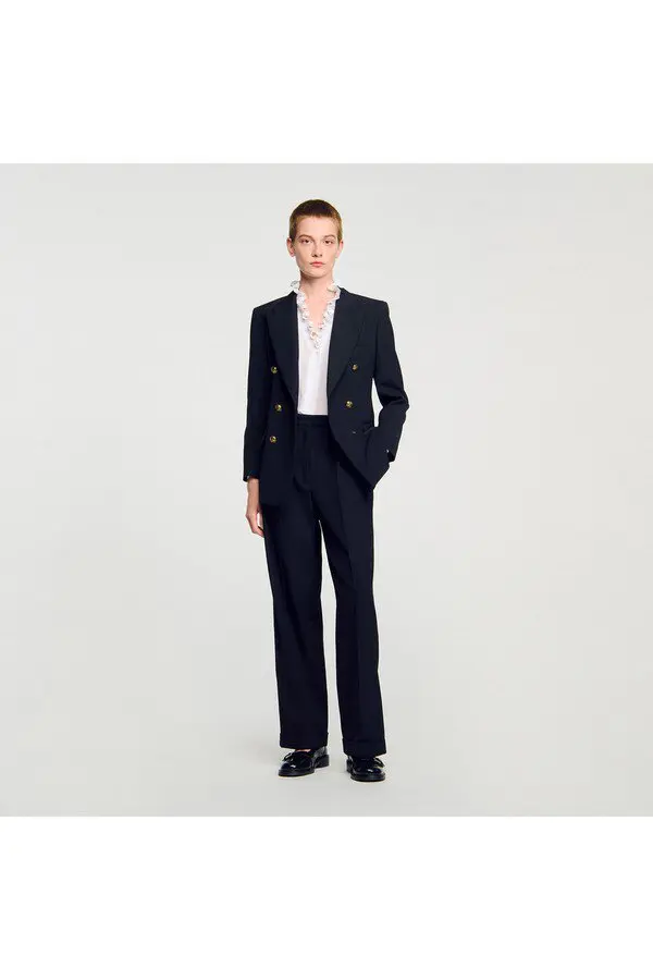 Sandro Straight-leg Trousers