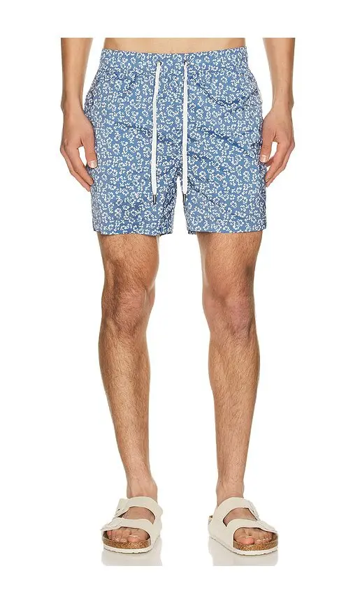 Onia Charles 5 Swim Trunk - Slate Blue