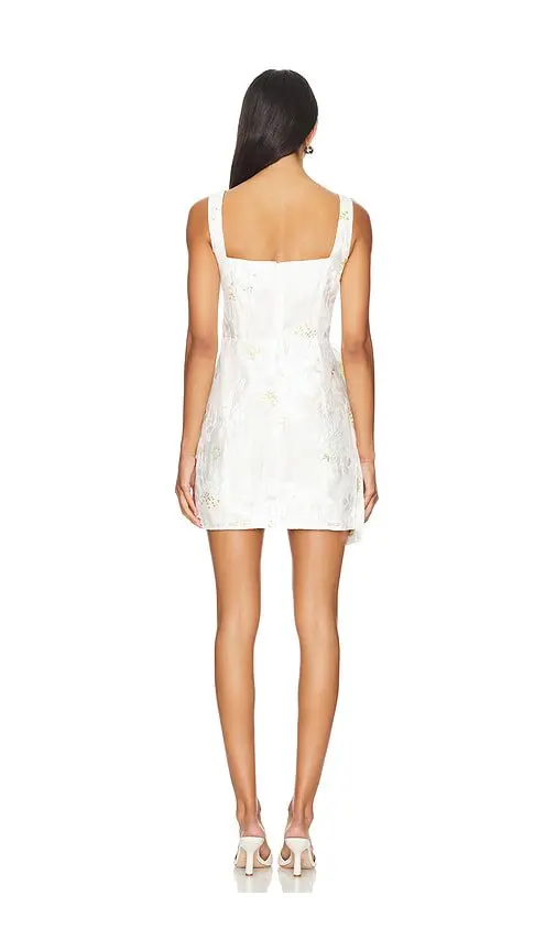 Elliatt Octavia Mini Bow Dress In Cream L