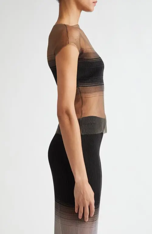 GRACE LING Evanescent Censor Top