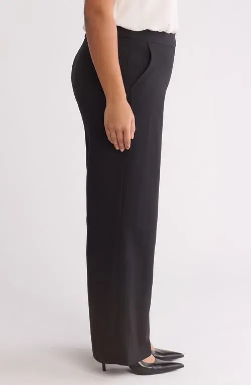 TAHARI ASL Wide Leg Trousers - Black