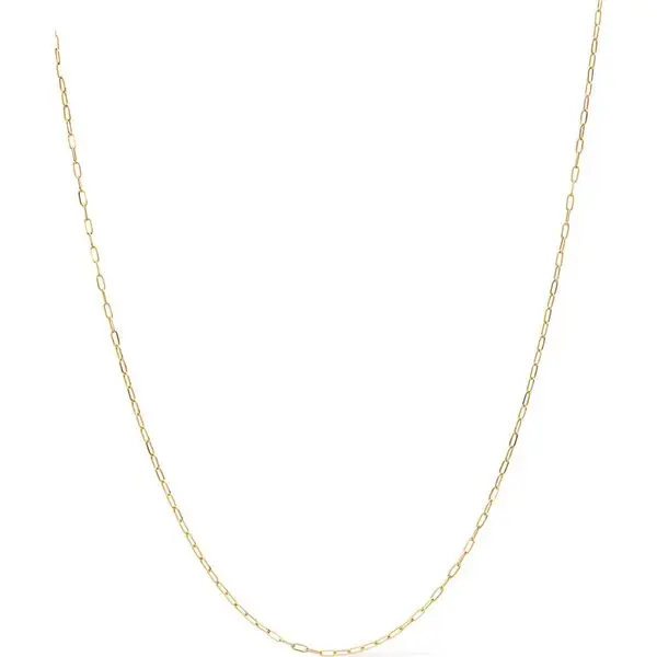 ANA LUISA 10k Recycled Solid Paperclip Necklace - Gold