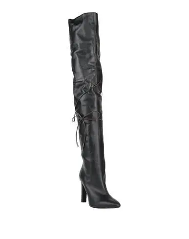 MANILA GRACE Leather Over-the-knee Boots