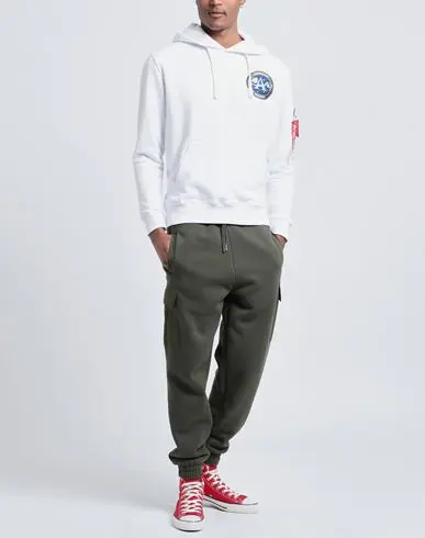 Alpha Industries Hooded Sweatshirt With Logo And Detachable Application