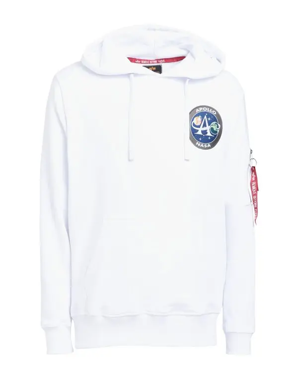Alpha Industries Hooded Sweatshirt With Logo And Detachable Application