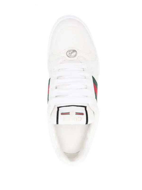 Gucci Screener Sneakers - White
